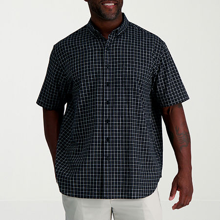 Click here for Haggar Mens Linen Blend Short Sleeve Regular Fit B... prices