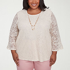 Plus Size Lace Tops for Women - JCPenney Plus Size Lace Tops for Women - JCPenney
