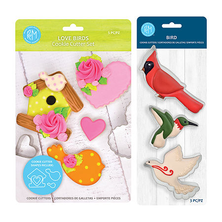 Click here for R&M International Llc Birds 8-pc. Cookie Cutter Bu... prices