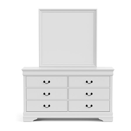 Click here for Burkhart 6-Drawer Dresser  One Size  White prices