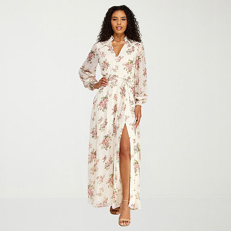 Click here for Premier Amour Womens Long Sleeve Floral Maxi Dress... prices