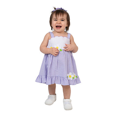 Click here for Rare Editions Baby Girls Sleeveless A-Line Dress... prices