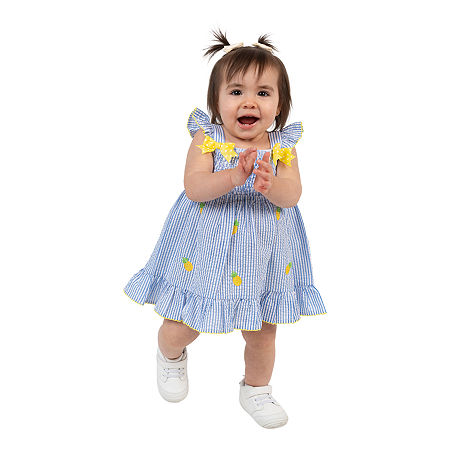 Click here for Rare Editions Baby Girls Sleeveless A-Line Dress... prices