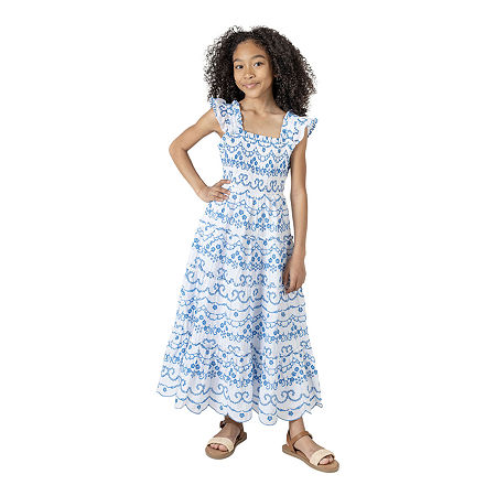 Click here for Rare Editions Big Kid Girls Sleeveless Maxi Dress... prices