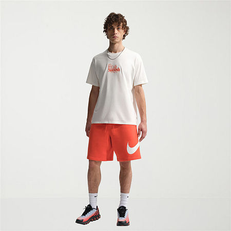 Click here for Nike Club Mens 11 Basketball Short  Medium  Orange prices