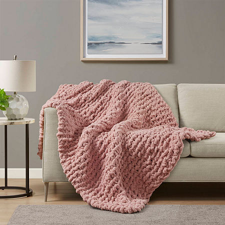 Click here for Madison Park Chunky-Knit Chenille Throw  50 x 60 -... prices