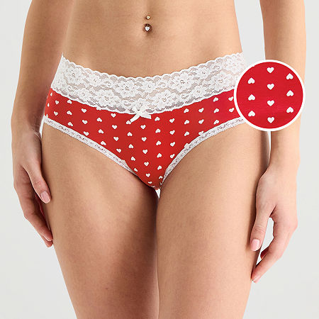 Click here for Arizona Body Cotton with Lace Hipster Panty  Mediu... prices