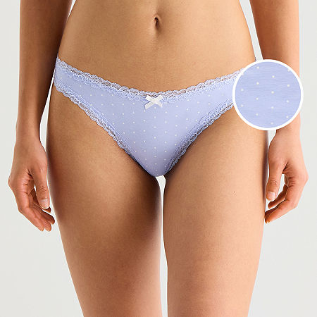 Click here for Arizona Body Cotton with Lace Thong  X-large  Purp... prices