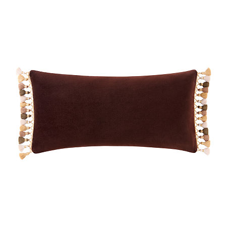 Click here for Rose Tree Bronte Velvet Decorative Rectangular Thr... prices