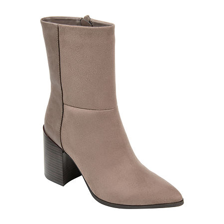 Click here for Journee Collection Womens Sharlie Stacked Heel Boo... prices