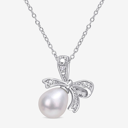 Click here for Womens Diamond Accent White Cultured Freshwater Pe... prices