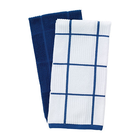 Click here for T-Fal Solid & Check Parquet 2-pc. Kitchen Towel Se... prices