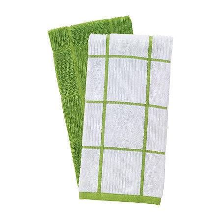 Click here for T-Fal Solid & Check Parquet 2-pc. Kitchen Towel Se... prices