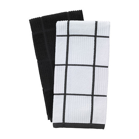 Click here for T-Fal Solid & Check Parquet 2-pc. Kitchen Towel Se... prices