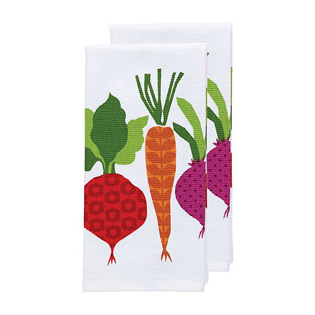 Click here for T-Fal Pigment Print 2-pc. Kitchen Towel Set  One S... prices