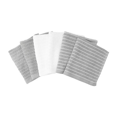Click here for Ritz Stripe Bar Mop Cloth Light 6-pc. Dish Cloth S... prices