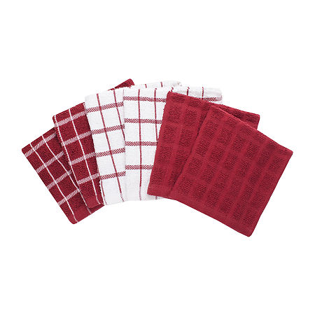 Click here for Ritz Terry 6-pc. Solid and Check Dish Cloth Set  O... prices