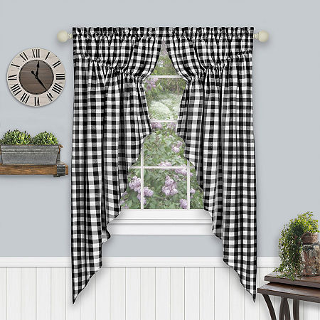 Click here for Achim Buffalo Check Gathered Swag Pair - 63x72 prices