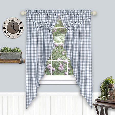 Click here for Achim Buffalo Check Gathered Swag Pair - 63x72 prices