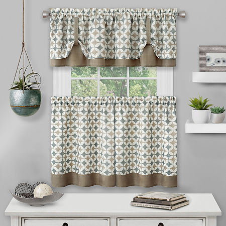 Click here for Achim Callie 3-pc. Rod Pocket Window Tier  One Siz... prices