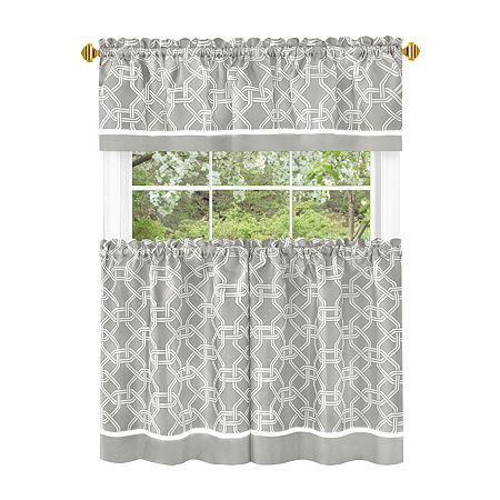 Click here for Achim Arlington 3-pc. Rod Pocket Window Tier  One... prices