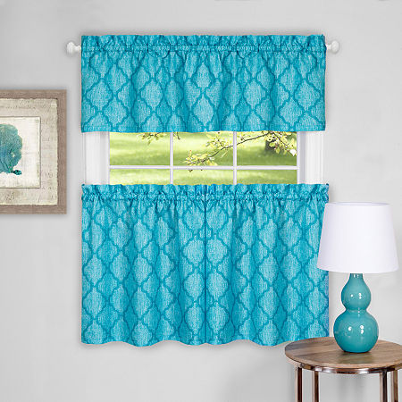 Click here for Achim Colby Kitchen Curtain Set prices