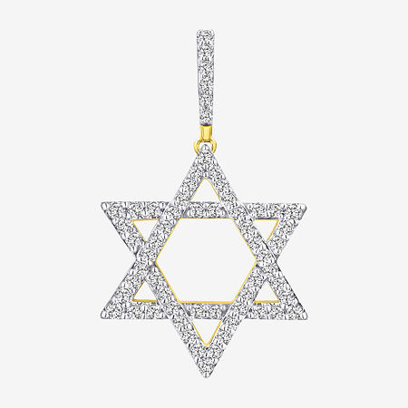 Click here for Star Of David Mens 3/4 CT. T.W. Natural White Diam... prices