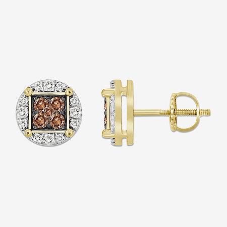 Click here for 3/4 CT. T.W. Natural Champagne Diamond 10K Gold 10... prices