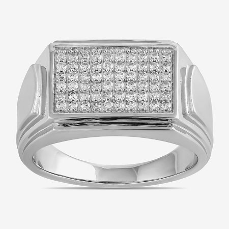 Click here for Mens 1/2 CT. T.W. Lab Grown White Diamond Sterling... prices