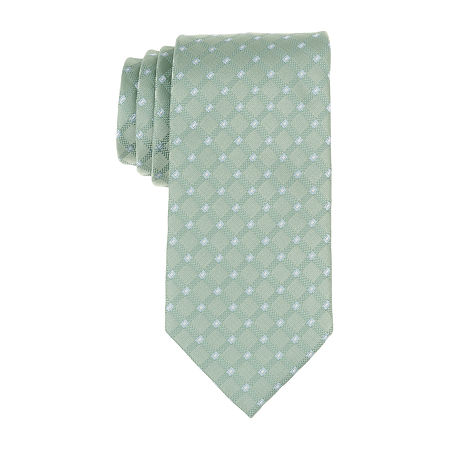 Click here for Stafford Hopton Neat Chevron Tie  One Size  Green prices