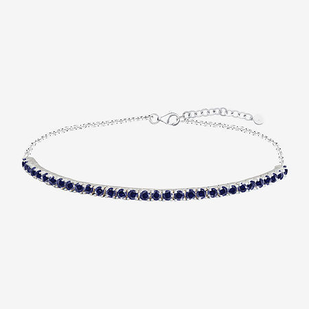 Click here for Womens Lab Created Blue Sapphire Sterling Silver 6... prices