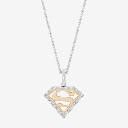 Click here for Marvel Fine Jewelry Superman Womens 1/8 CT. T.W. N... prices