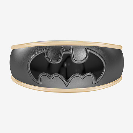 Click here for Batman Unisex Adult Genuine Black Onyx 14K Gold Ov... prices