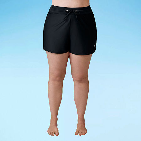 Click here for Free Country Womens Plus Swim Shorts  2x  Black prices