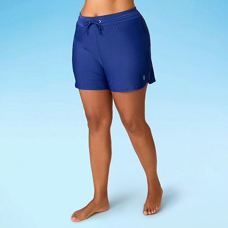 Click here for Free Country Womens Plus Swim Shorts  2x  Blue prices