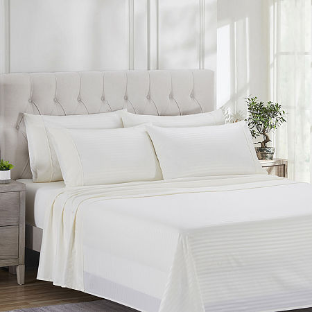 Click here for Sweet Home Collection Dobby Stripe Microfiber Wrin... prices