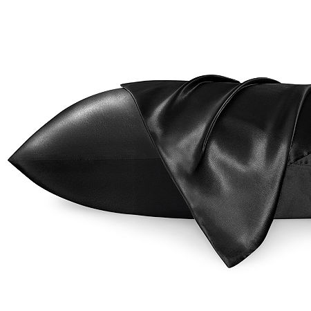 Click here for Bedsure Satin Pillowcase  One Size  Black prices