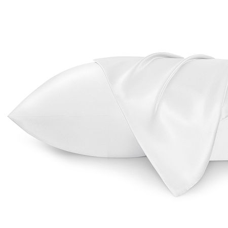 Click here for Bedsure Satin Pillowcase  One Size  White prices