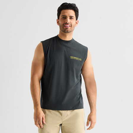 Click here for Xersion Mens Crew Neck Sleeveless Muscle T-Shirt... prices