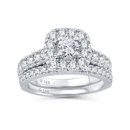 Click here for Womens 1 1/2 CT. T.W. Natural Diamond 10K White Go... prices