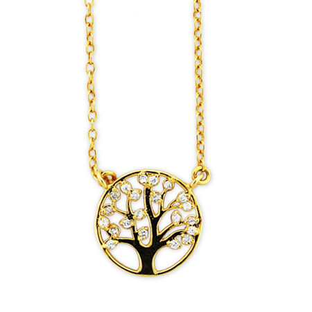 Click here for DiamonArt Gold Over Sterling Silver Cubic Zirconia... prices