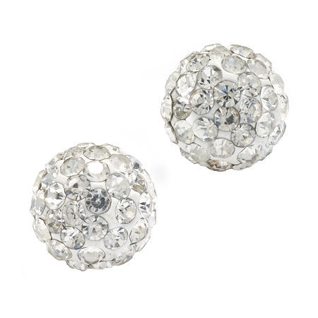 Click here for Silver Treasures Crystal Sterling Silver 7.7mm Rou... prices