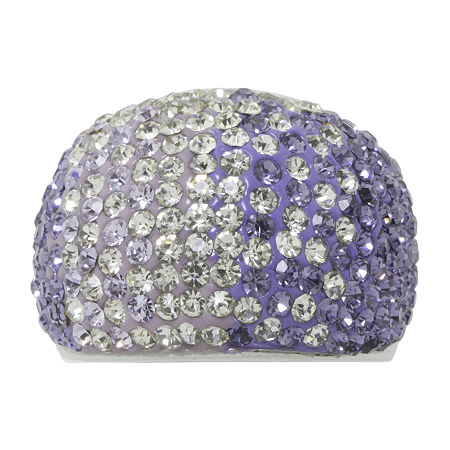 Click here for Sparkle Allure Womens Purple Crystal Pure Silver O... prices