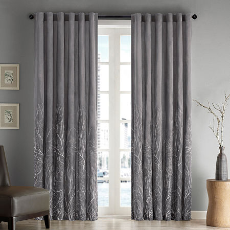 Click here for Madison Park Andora Botanical Embroidered Curtain... prices