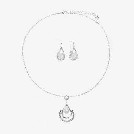 Click here for Monet Jewelry Timeless Womens Simulated Pearl 2-pc... prices