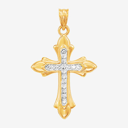 Click here for Unisex Adult 14K Gold Cross Pendant  One Size prices