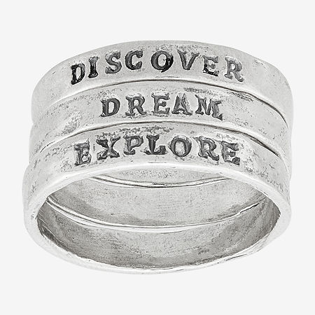 Click here for Limited Quantities! Womens Sterling Silver Stackab... prices