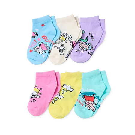 Click here for Toddler Girls Multi-Pack 6 Pair Peppa Pig Quarter... prices