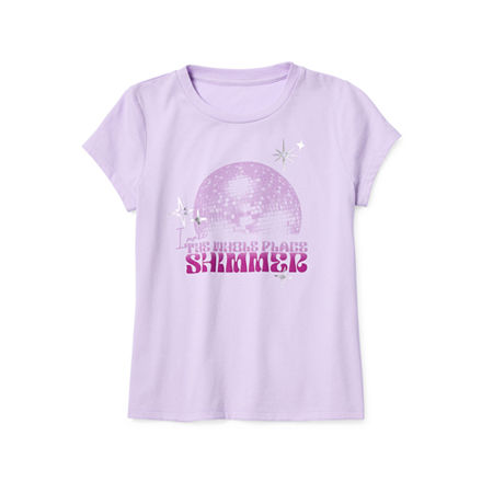 Click here for Thereabouts Little & Big Kid Girls Round Neck Shor... prices