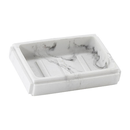 Click here for Avanti Helena Marble Soap Dish  One Size  White prices